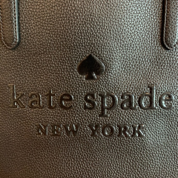 kate spade | Bags | New Kate Spade Black On Black Embossed Tote | Poshmark